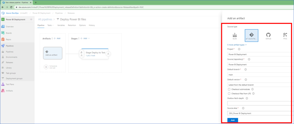 Use Release Pipelines for automated deployment of Power BI files – Peek Data Consultancy