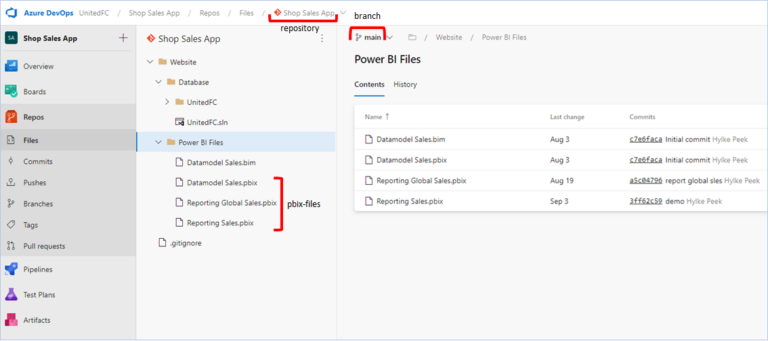 Power BI version control with Azure DevOps – Peek Data Consultancy